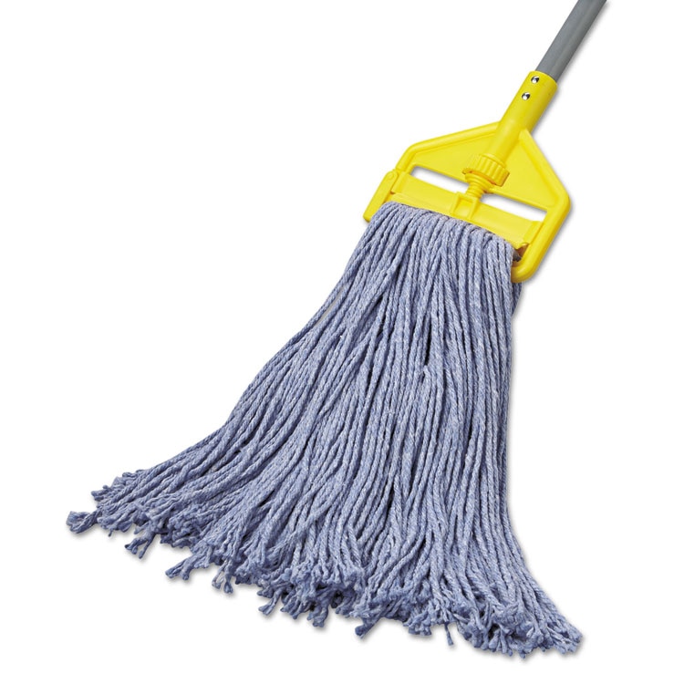 Boardwalk® Mop Head, Standard Head, Cotton/Synthetic Fiber, Cut-End ...