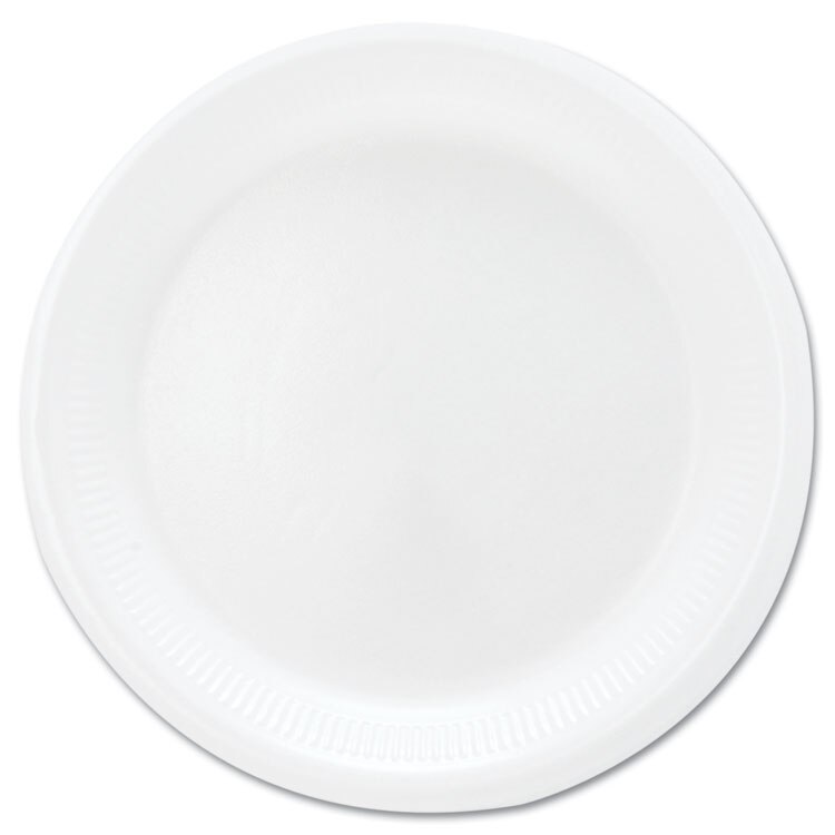 Dart® Mediumweight Foam Dinnerware, Plates, 6" dia, White, 125/Pack at OSI