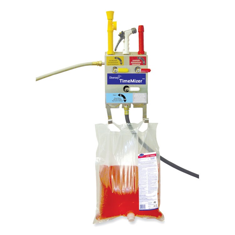 Diversey™ Time Mizer Spray System (Hanging Bag), 2.5 gal, 9 x 3 x 11 ...