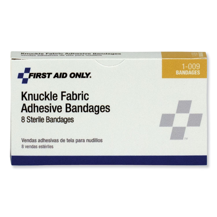 PhysiciansCare® by First Aid Only® First Aid Fabric Knuckle Bandages, 8 ...