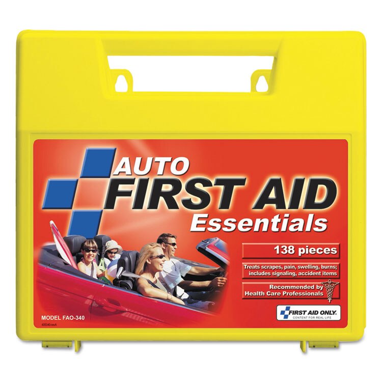First Aid Only™ Essentials First Aid Kit for 5 People, 138 Pieces/Kit ...