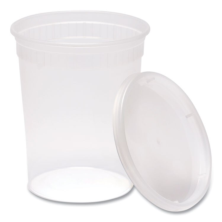 GEN Plastic Deli Containers, 32 oz, Clear, Plastic, 240/Carton at OSI