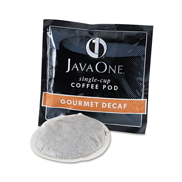 Java One® Coffee Pods, Colombian Decaf, Single Cup, Pods, 14/Box at OSI