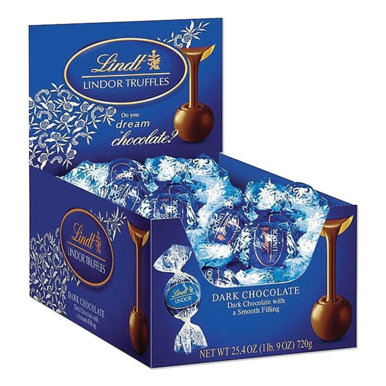 Lindt Lindor Dark Chocolate Truffles, 25.4 oz Box, 60/Box at OSI