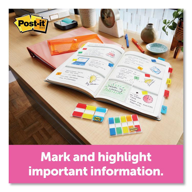 Post-it® Flags Small Flags, Seven Assorted Colors, 190 Flags at OSI