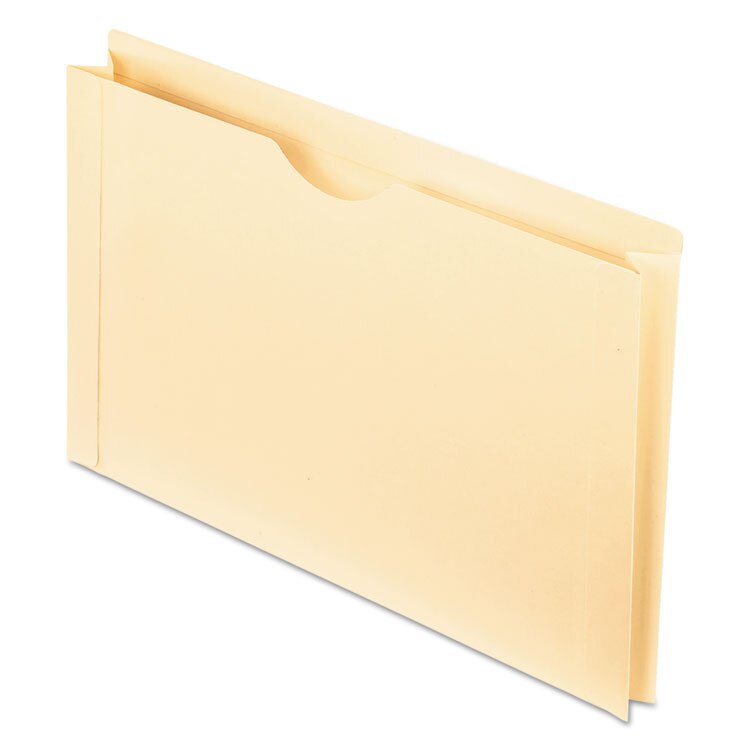 Pendaflex® Manila Reinforced File Jackets, 2-Ply Straight Tab, Legal ...