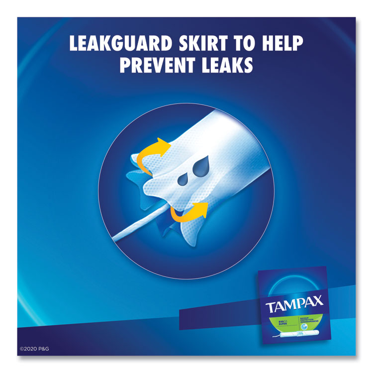 Tampax® Cardboard Applicator Tampons, Super, 10/Box at OSI