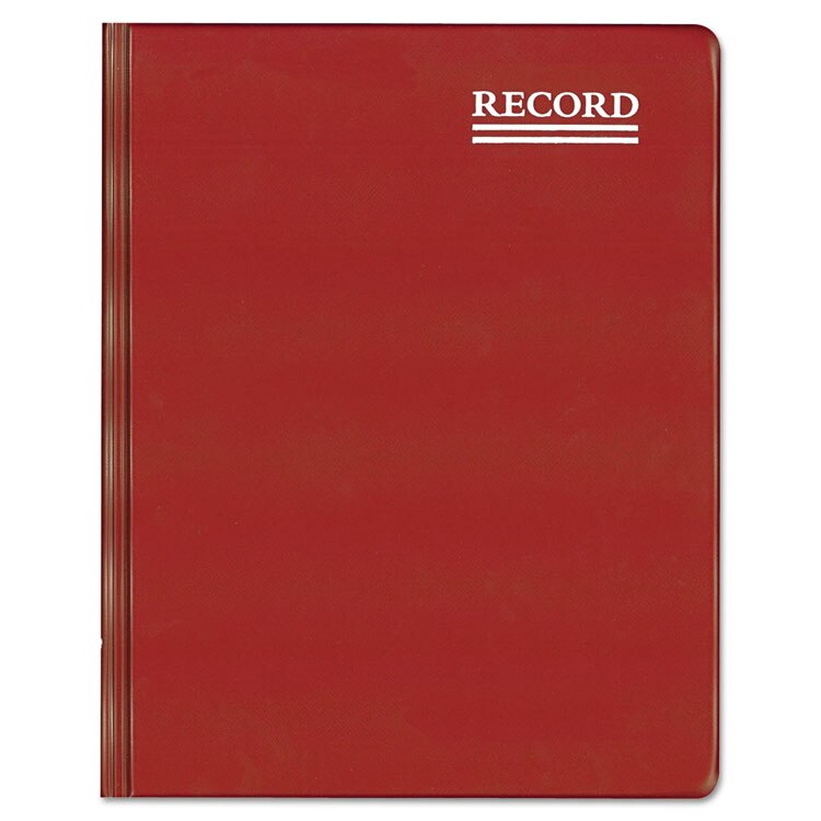 Rediform® Red Vinyl Series Journal, 300 Pages, 7 3/4 x 10 Sheets, 8 1/4 ...