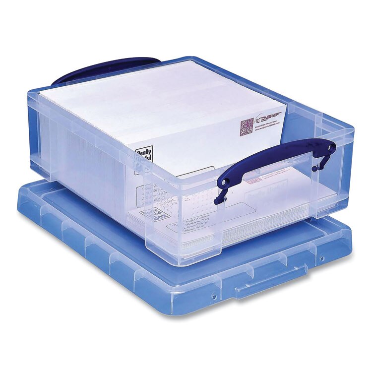 Really Useful Box® Snap-Lid Storage Bin, 2.14 gal, 11" x 14" x 5 ...