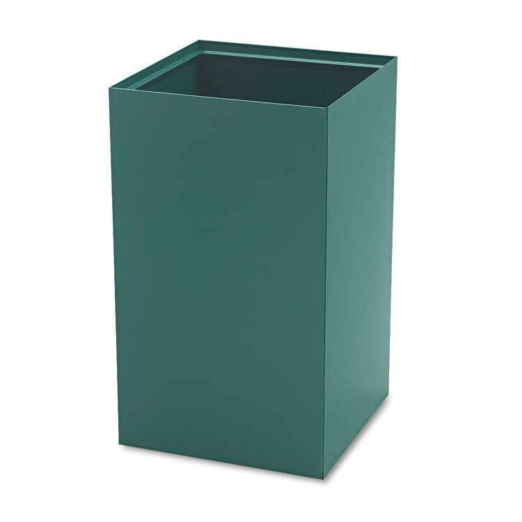 Safco® Public Square Recycling Receptacles, Plastic Recycling, 25 gal ...