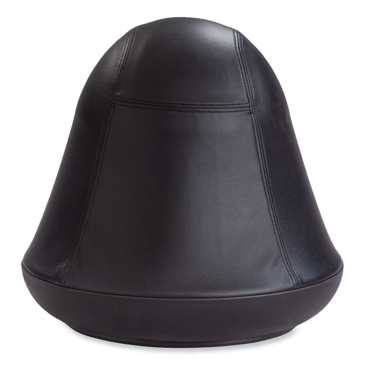 Safco® Runtz Swivel Ball Chair, Backless, Supports Up to 250 lb, Black ...