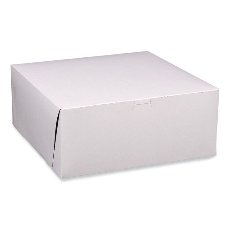 SCT® Bakery Boxes, 14 x 14 x 6, White, Paper, 50/Carton at OSI