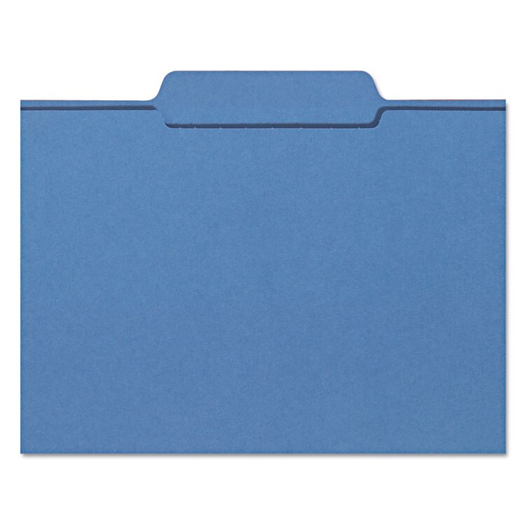 Smead® Colored File Folders, 1/3-Cut Tabs, Letter Size, Assorted, 100 ...