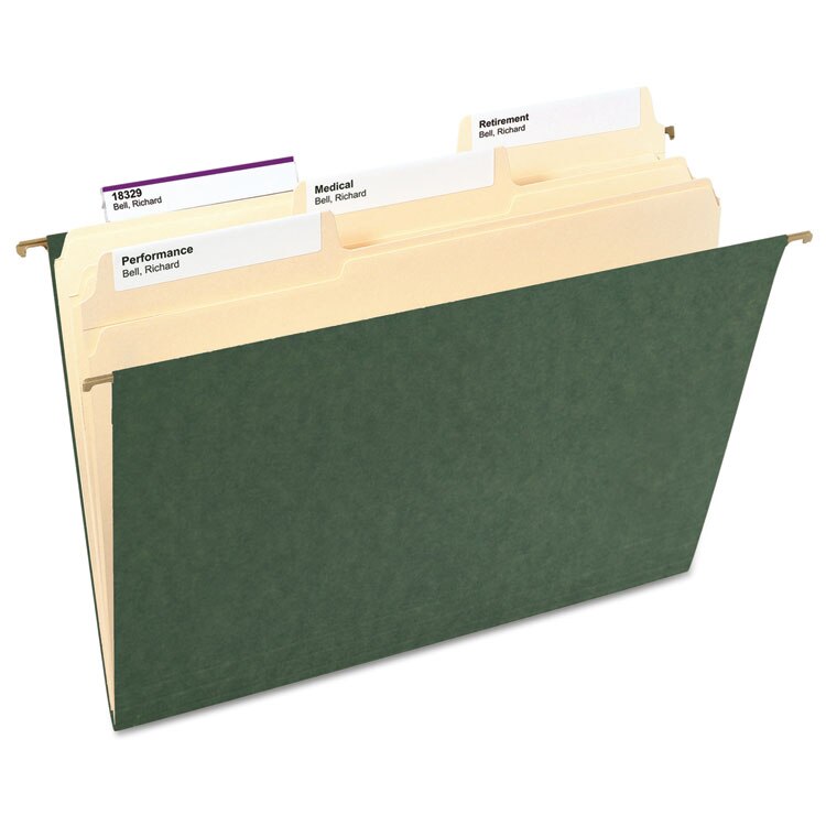 Smead® Hanging Folders, Letter Size, Standard Green, 25/Box at OSI