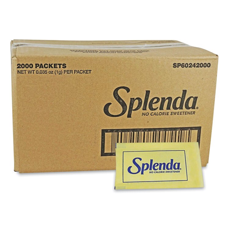Splenda® No Calorie Sweetener Packets, 0.04 oz Packets, 400/Box, 6 ...