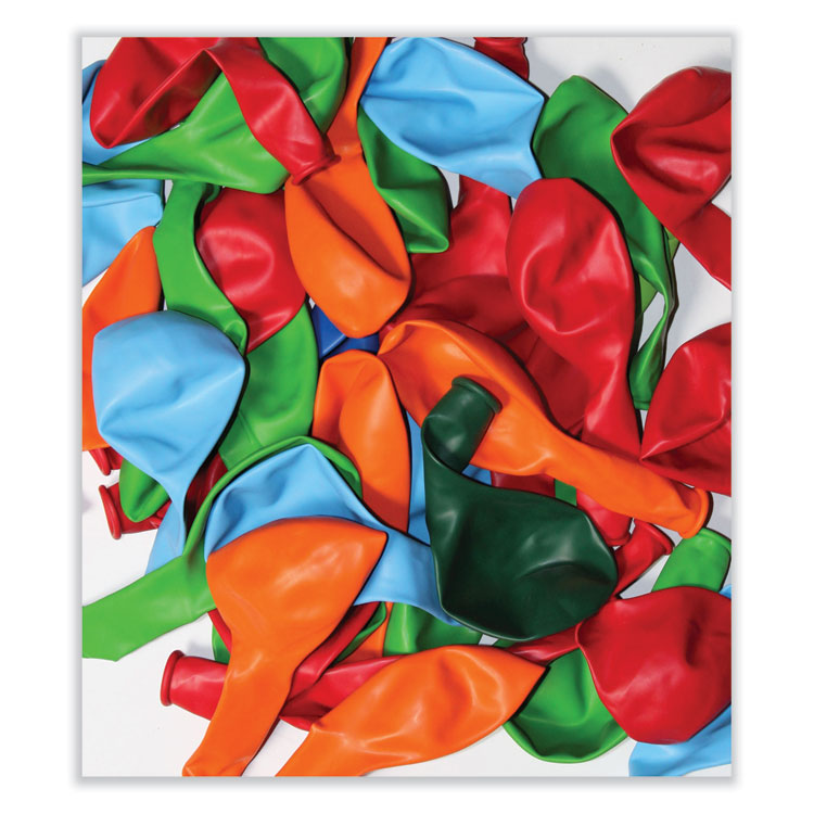 Tablemate® Balloons, 12", Helium Quality Latex, Assorted Colors, 100 ...
