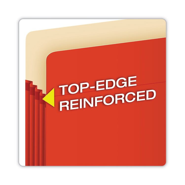 Universal® Redrope Expanding File Pockets, 3.5" Expansion, Letter Size ...