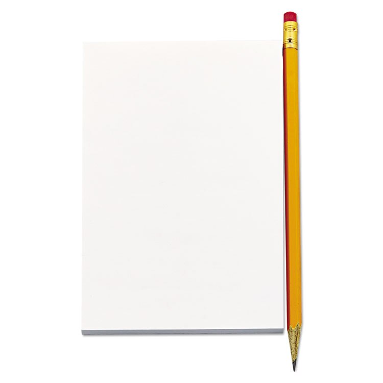 Universal® Scratch Pads, Unruled, 5 x 8, White, 100 Sheets, 12/Pack at OSI